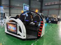 China 4 Player 9D VR Cinema Equipment 250cm 270cm 260cm Panda Adventure Arcade for sale