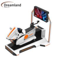 China 220V FRP VR Motorcycle Racing Simulator with 3 DOF Platform and 42-inch Screen for Arcades for sale