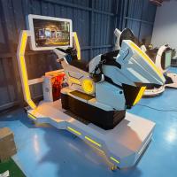 China Dreamland VR Motorcycle Simulator 5Cbm 3 DOF Platform with 42 Inch Screen and CE Certification for sale