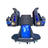 China 9D VR Roller Coaster Simulator Double Seats | Interactive 360° Rotation Virtual Reality Ride Arcade Machine for Sale for sale