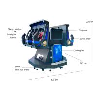 China 9D VR Roller Coaster Simulator Double Seats | Interactive 360° Rotation Virtual Reality Ride Arcade Machine for Sale for sale