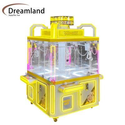 China Lucky STAR 4-Player Doll Prize Game Machine 135x135x175 cm Coin Operated Arcade Claw Machine for sale