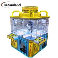 China 4 Player Mid Island Claw Machine 135cm 360 Degree Rainbow LED Arcade Game for sale