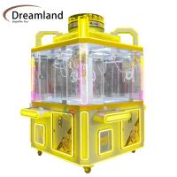 China 4 Player Mid Island Claw Machine 135cm 360 Degree Rainbow LED Arcade Game for sale