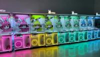 China CE Certified Claw Game Machine 220V 100W Adjustable Claw Strength Prize Catcher with LED Lighting for sale