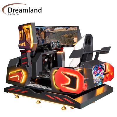 China 32 Inch 3 Screen 6 Axis Racing Simulator Triple Screen Arcade Machine for Game Centers for sale