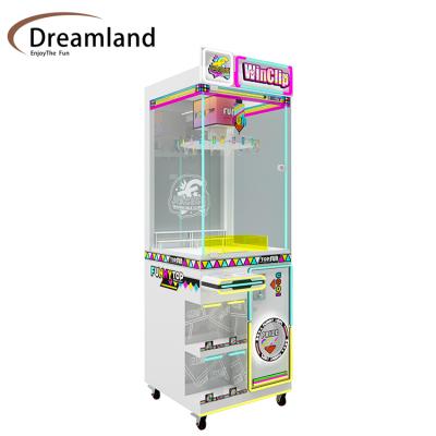 China Dreamland Mini 28 Clips Win Clip Vending Machine Coin Operated Arcade Game 50cm for sale