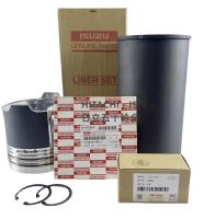 China ISUZU 6WG1 engine Genuine spare parts 1878128591 Piston kit (4 cylinder kit) for sale