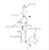 China Komatsu Wheel Loader Original WIRING HARNESS 418-06-32346 for sale