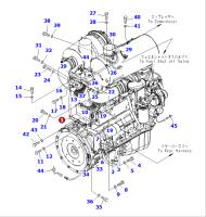 China Komatsu Wheel Loader Original WIRING HARNESS 418-06-32355 for sale