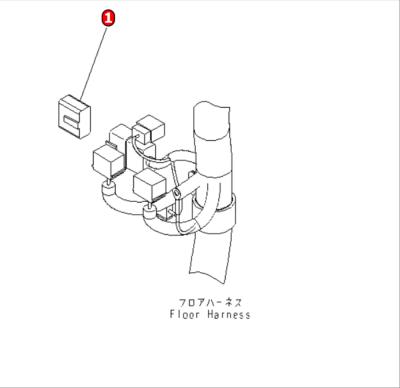 China Komatsu Wheel Loader Original WIRING HARNESS 418-06-31490 for sale
