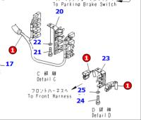 China Komatsu Wheel Loader Original WIRING HARNESS 418-06-32465 for sale