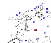 China Komatsu Wheel Loader Original WIRING HARNESS 418-S61-3114 for sale