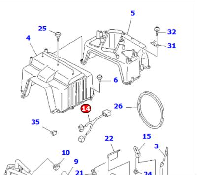 China Komatsu Wheel Loader Original WIRING HARNESS ND246440-5200 for sale