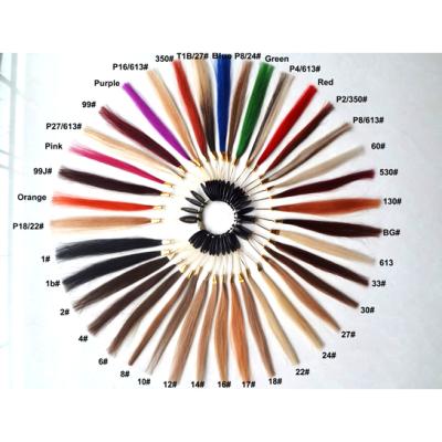 China Suborui 180g Hair Extension Colour Ring Swatch for Salon Color Matching for sale