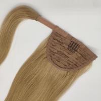 China Suborui 120g DIY Ponytail Hair Extension Straight Heat Resistant Fiber 12 inch for sale