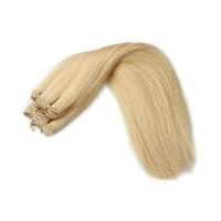 China 100 Russian Remy Weft Hair Extensions 10-32 Inch Beaded Weft Extensions 120g for sale