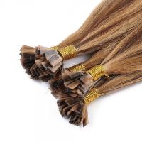 China Straight Pre Bonded Hair Extensions Flat Tip 40 Inches Width 100% Remy Human Hair for sale