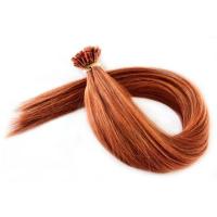 China 120g V Tip Prebonded Hair Extensions 40 Inch Width Remy Human Hair 0.5g Strand for sale