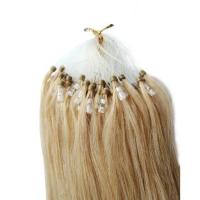 China 100% Remy Human Hair Pre Bonded Micro Loop Hair Extensions 10-32 Inch 120g Set for sale