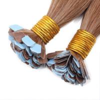 China Suborui 100% Remy Human Hair Tape In Hair Extensions 20pcs 50g 1.5 Inch Natural Color for sale
