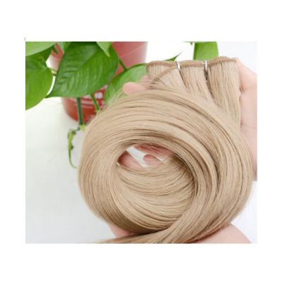 China 100g Remy Human Hair Weft Extensions No Shedding Hand Tied 18-22 Inch for sale