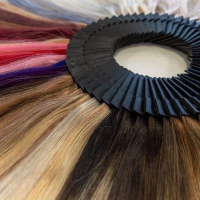 China Remy Human Hair Extension Colour Ring Customizable 50g per Pack for Micro Loop Beads for sale