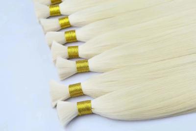 China 100g Remy Human Hair Weft Extensions No Shedding 18-22 Inch Custom Color for sale