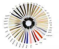 China Suborui 180g Hair Extension Colour Ring 30 Piece Human Hair Color Swatch Ring for sale