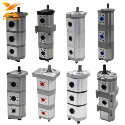 China Customizable Excavator Double Gear Hydraulic Pump High Pressure 10-1000 cc Compatible with Rexroth Kawasaki Komatsu for sale