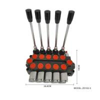 China ZD102-5 5 Spool Hydraulic Control Valve - Oil Sectional Hydraulic Valve for Industrial Applications for sale