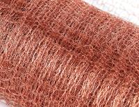 China 5 Inch Copper Infused Fabric Mesh 0.12mm Wire Diameter C11000 Pure Copper Mesh ISO Certified for sale