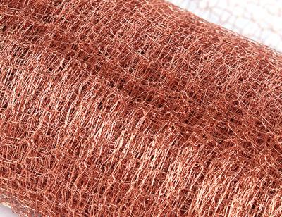 China 5 Inch Copper Infused Fabric Mesh 0.12mm Wire Diameter C11000 Pure Copper Mesh ISO Certified for sale