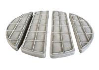 China ISO Demister Mesh Pad Mist Eliminator 0.25mm SS304 316 316l 9 lb/ft3 for sale