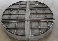 China SS316 Donut Stainless Steel Mesh Mist Eliminator Pad 144 kg/m3 ASTM A-478 for sale