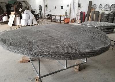 China Double Wire Knitting PP Mesh Pad Demister 100mm Thickness Cellular Structure for sale