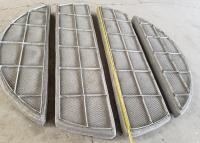 China Round SS316 Wire Mesh Demister Pad 80 kg/m3 for Vessel Boiler System for sale