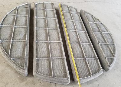 China Round SS316 Wire Mesh Demister Pad 80 kg/m3 for Vessel Boiler System for sale