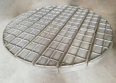 China 4.5m Diameter Wire Mesh Demister SS321 Scrubber Mist Eliminator 100mm Thick for sale