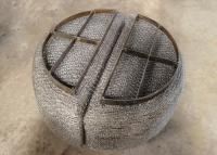 China High Density Wire Mesh Demister Filter SS304 SS316 SS316L 100mm 150mm ISO9001 for sale