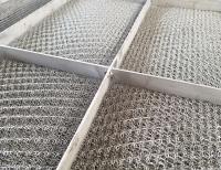 China Stainless Steel 316L Wire Mesh Demister 145 kg/m3 for Gas Liquid Separation for sale