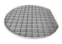 China 316L Glass Fiber Co Knit Mesh Pad Demister Custom Size Bar Grids 80 kg/m3 for sale