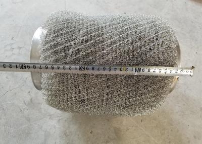China Pure PTFE Mesh Pad Demister Screen With Mounting Frame Custom Segment for sale