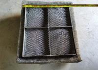 China SS316L Rectangle Mesh Pad Mist Eliminator 1100x450mm For Scrubber for sale