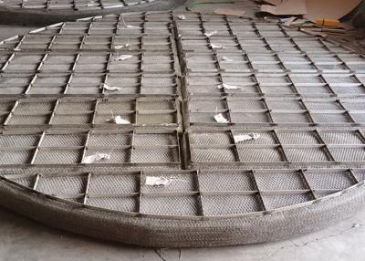 China SS321 Demister Pad Mist Eliminator Diameter 6000mm Height 150mm for Chemical Column for sale