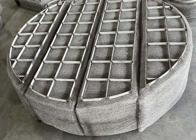 China SS304 Round Demister Pad 1800mm Diameter 350mm Height Knitted Wire Mesh Mist Eliminator for sale
