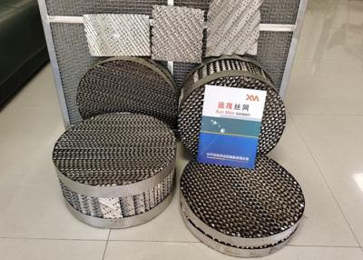 China 350Y 350m2 Distillation Metal Tower Packing Custom Shape 45° Crimp Angle for sale
