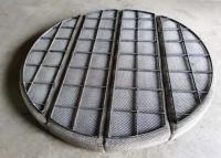 China SS316 0.15mm Knitted High Density Wire Mesh Demister Mat 128 kg/m3 with Bracket for sale