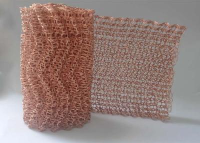 China 127mm 5 Inch Width 0.23mm Knitted Copper Wire Mesh for Pest Control and Screw Cleaning for sale