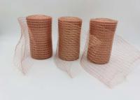 China Crimped Copper Wire Netting 4 Strands Knitting 99.9% Copper for Distillation Packing for sale
